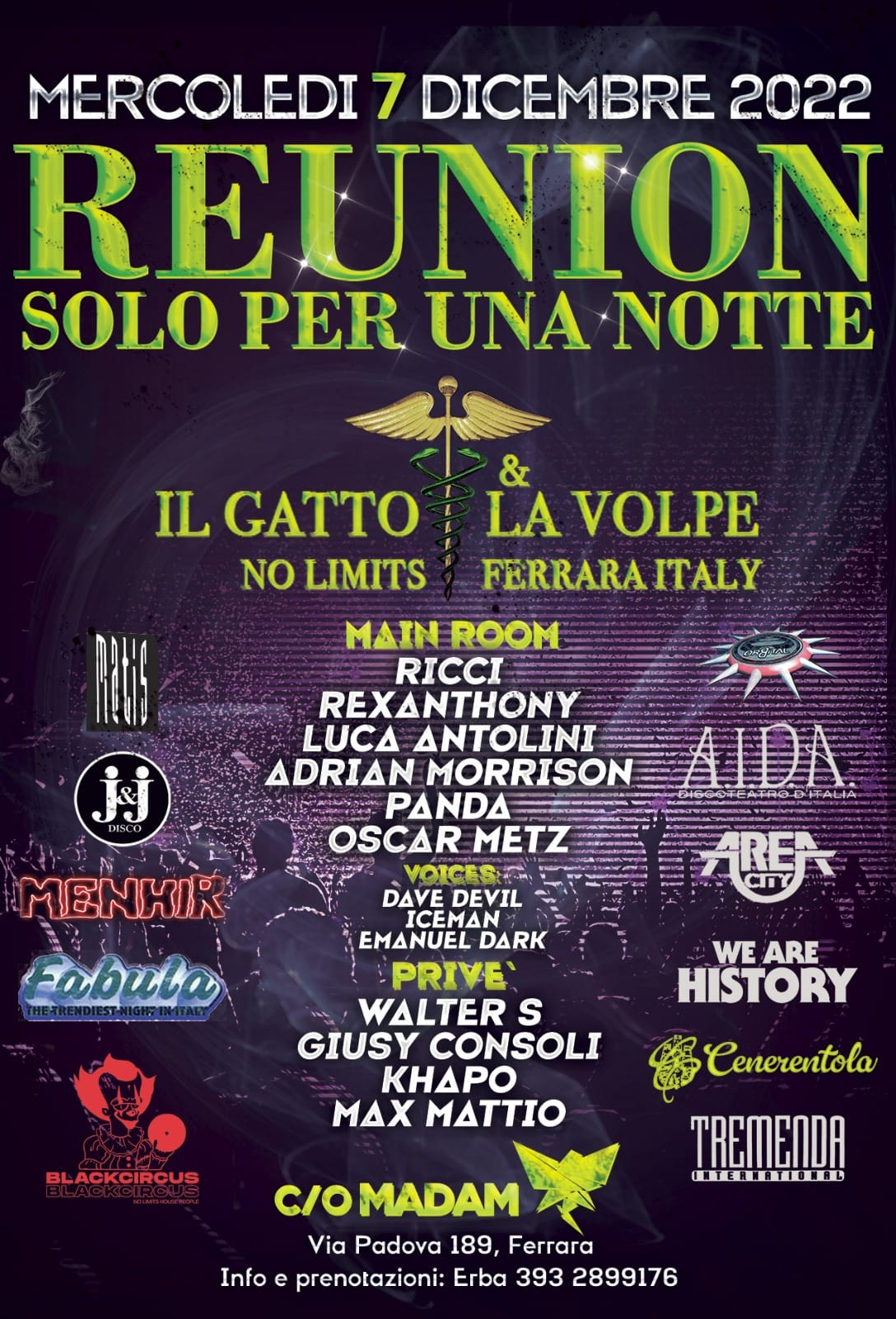 Reunion 7 dicembre 2022 - MADAM Butterfly