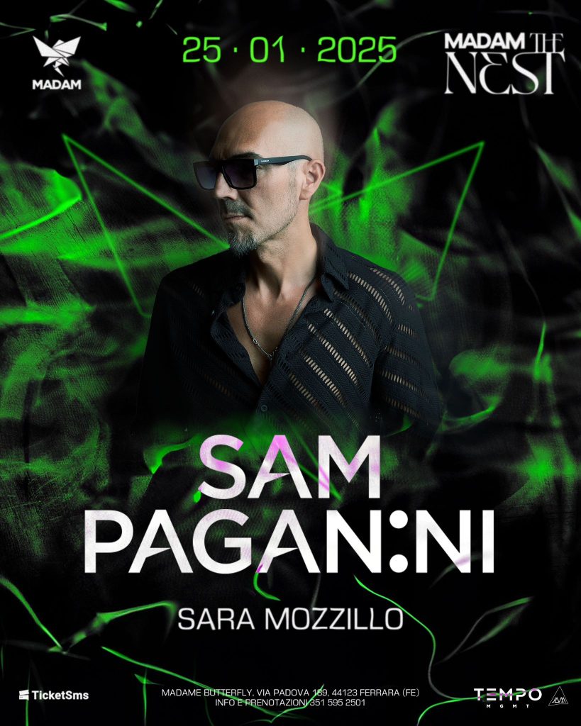Sam Paganini - sabato 25 gennaio 2025 - MADAM Butterfly